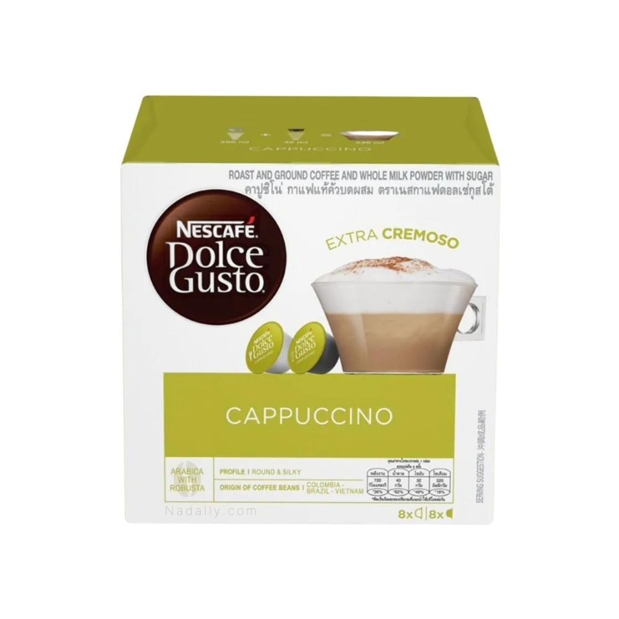 Dolce gusto cappuccino capsules from Nescafe | Shuyukh Coffee