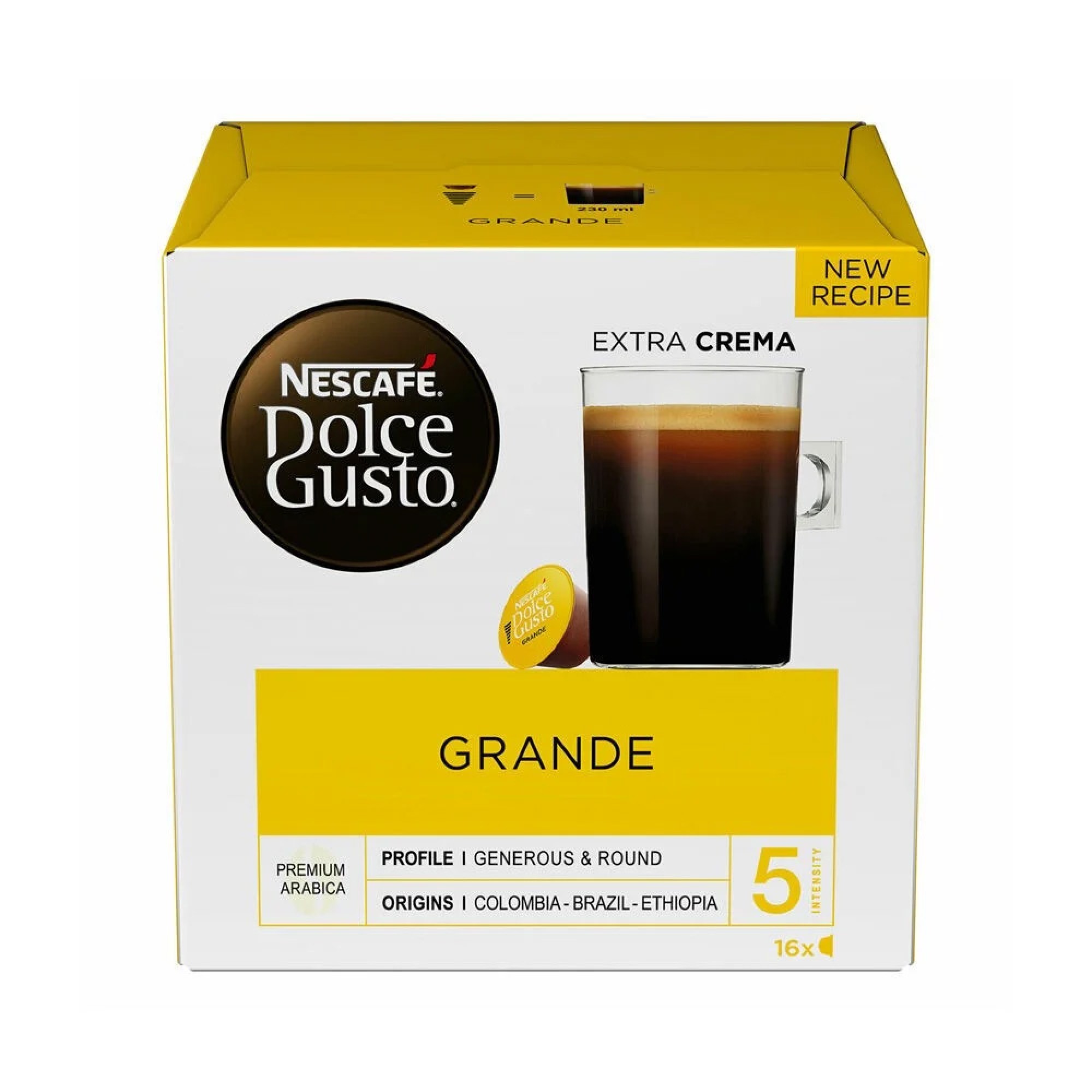 Nescafe Gusto Dolce Grande Extra Cream coffee capsules